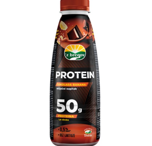 Čokolada-banana - Mliječni napitak - 'z bregov Protein - Proteinski ...